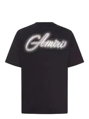 Amiri Crystal-embellishment Cotton T-shirt - Black