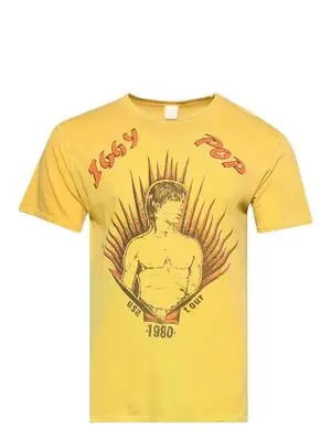 MadeWorn Iggy Pop Tour T-shirt - Yellow