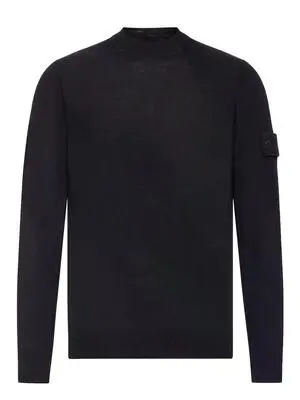 Stone Island High-neck Sweater - Black