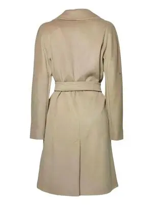 Max Mara Belted Lapel Coat - Neutrals