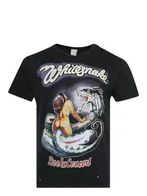 MadeWorn Whitesnake Band-print T-shirt - Black