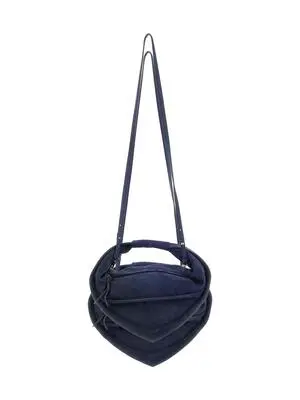 FEDERICO CINA Torttelino Suede Tote - Blue