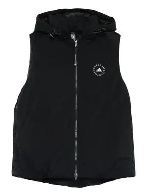 Adidas By Stella McCartney Hooded Waistcoat - Black