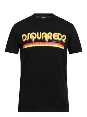 Dsquared2 T-shirt Size Cotton, Elastane - Black