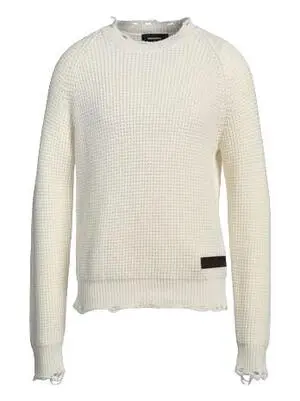 Dsquared2 Military Wool Sweater White