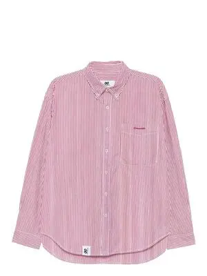 CHOCOOLATE Striped Shirt - Red
