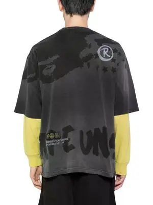 AAPE BY *A BATHING APE® Star-embroidered T-shirt - Black