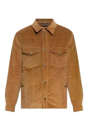 Dolce & Gabbana Corduroy Flap-pocket Shirt Jacket - Brown