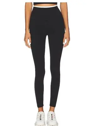 Splits59 Dual High Waist Airweight 7/8 Legging In Black - Black & White