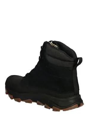Columbia Logo Detail Lace-up Boots - Black