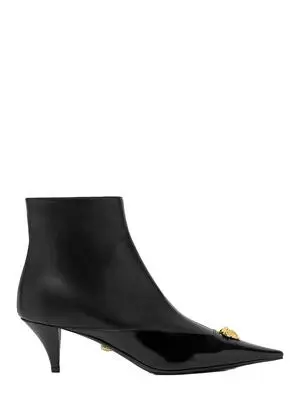 Versace Medusa Head Pointed-toe Boots - Black