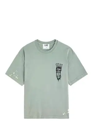 WARREN LOTAS Crown-print T-shirt - Grey