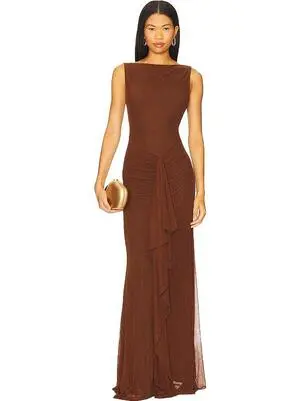 LOVERS AND FRIENDS Ellie Maxi Dress - Brown