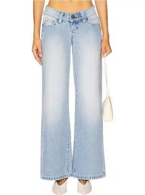 Abrand Denim 00 Wide Leg Jeans - Kaia Worn