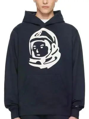 BILLIONAIRE BOYS CLUB Astronaut-head Cotton Hoodie - Blue