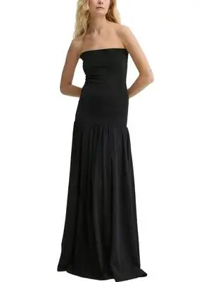 BY MALENE BIRGER Strapless Maxi Dress - Black