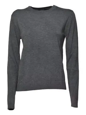 Max Mara Long-sleeve Top - Grey