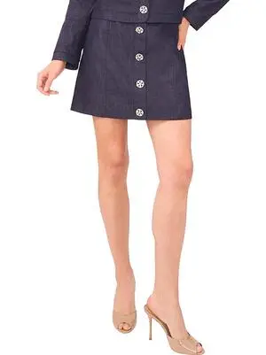 CECE DUPRAZ Denim Mini Skirt - Classic Navy