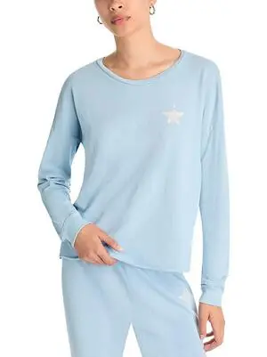 Aqua Tessa Pullover Stormy Blue