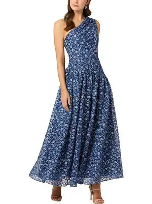 Shoshanna Danielle Dress - Indigo/ivory/navy