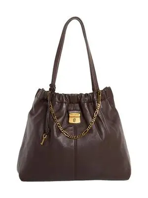Marc Jacobs The Cristina Leather Tote - Ganache