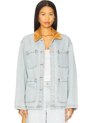Blanknyc Denim Corduroy Shacket - Blue