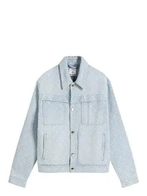 Casablanca Monogram Denim Jacket - Indigo