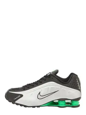 Nike Shox R4 Sneakers Silver/black/green