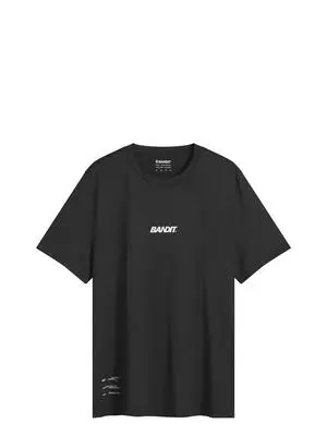 BANDIT Micro Mesh Short Sleeve Performance T-shirt - Black