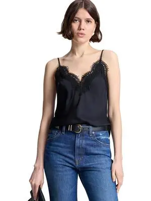 A.L.C. Presley Top Black