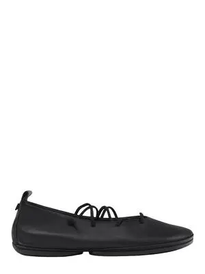 Camper Right Nina Ballerina Lace Flat - Black