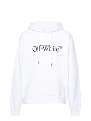 Off-White Hooded Sweatshirt - White
