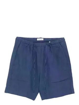 Marc O'polo Drawstring-fastening Linen Shorts - Blue