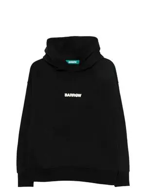 BARROW Logo-embroidered Hoodie - Black