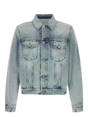 JIL SANDER Cotton Denim Jacket - Blue