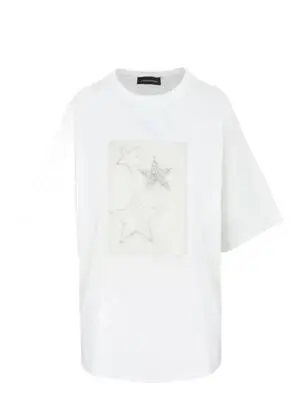 Lorena Antoniazzi Star-embellished T-shirt - White