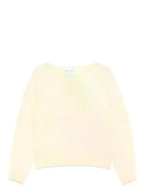 Marc O'polo Boat-neck Pullover Sweater - Yellow