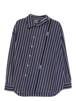 Jacquemus The Cuadro Long Sleeve Shirt - Blue