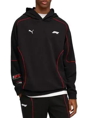 PUMA F1 Graphic Cotton Blend Hoodie - Puma Black