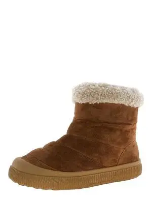 VOILE BLANCHE Shearling Lined Bootie - Brown