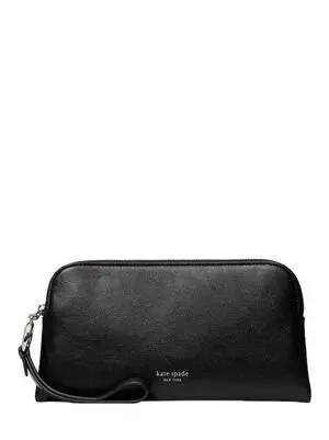 Kate Spade New York Leather Medium Wristlet - Black
