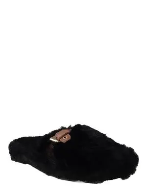 ARTISAN CRAFTED BY ZIGI Zaytina Faux Fur Slide Sandal - Blk Faux O