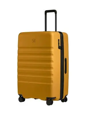 ANTLER Icon Stripe Large Luggage Mustard Yellow
