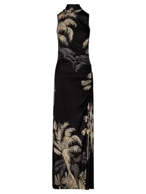 Johanna Ortiz Moon Goddess Maxi Dress - Black