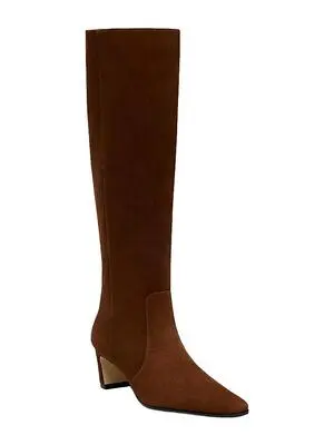 STUART WEITZMAN Stassi 50 Boots - Deep Coffee