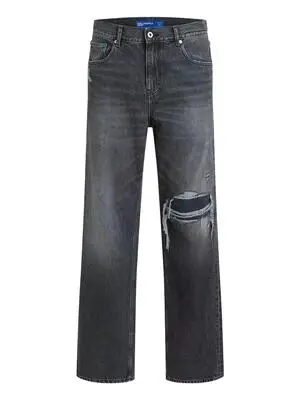 Karl Lagerfeld Logo-patch Jeans - Grey