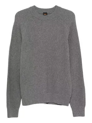BOSS Crew Neck Sweater - Grey