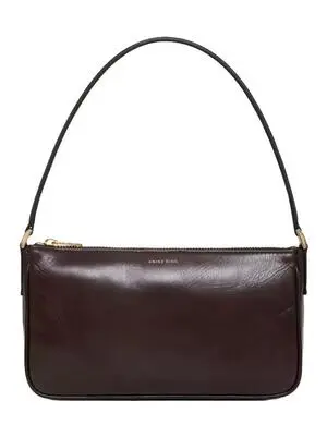 ANINE BING Mini Elly Leather Bag - Brown