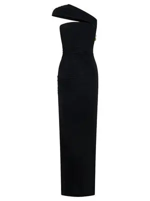 Christopher Esber Beach Glass Draped Maxi Dress - Black