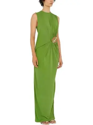 Christopher Esber Twist Verner Lace Maxi Dress - Black | Editorialist